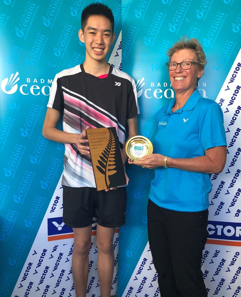 Fiji’s Liam Fong receives the Daniel Shirley Sportsmanship Award ...