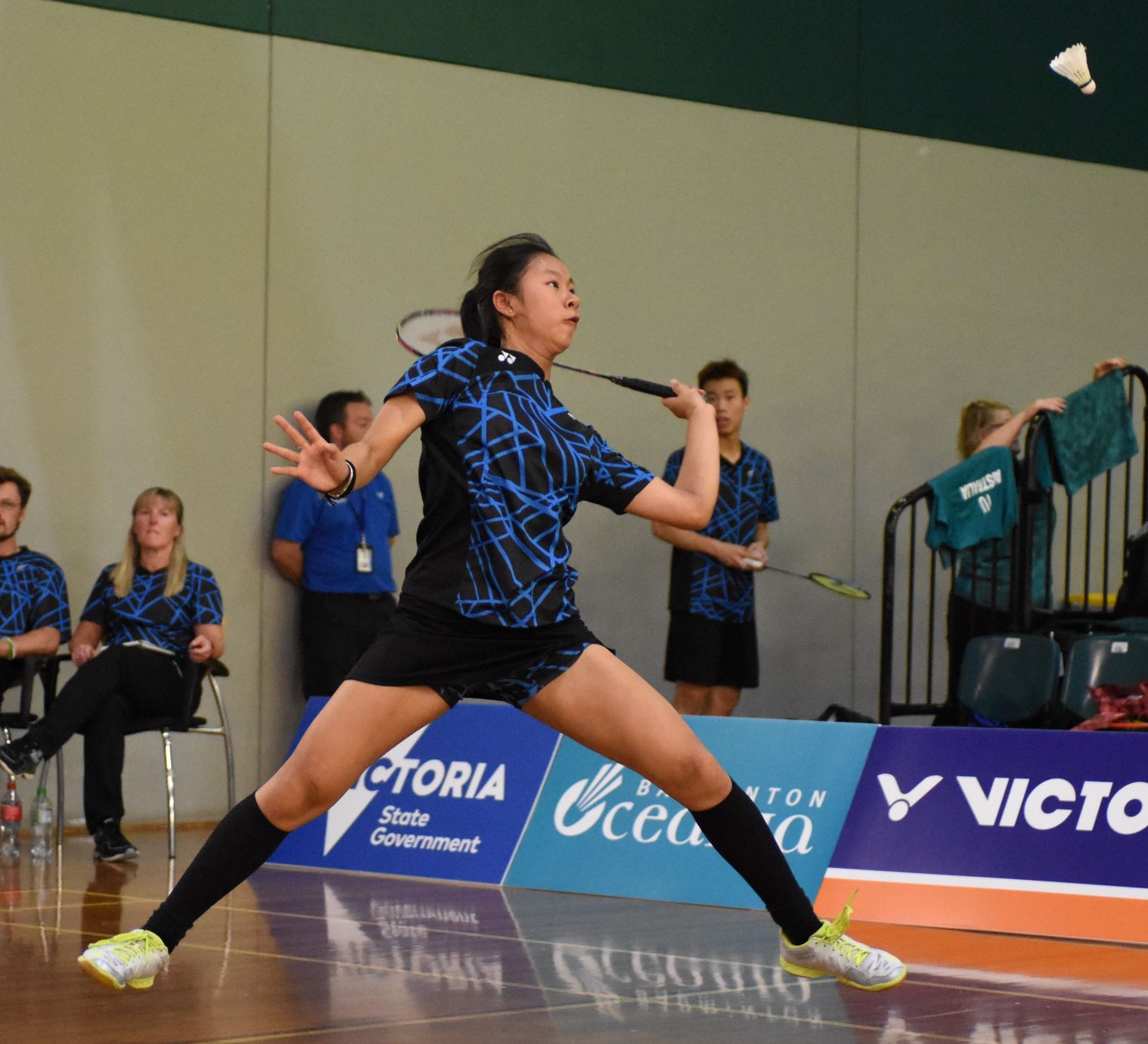 Reigning Oceania Junior Singles Champions, Edward Lau and Shaunna Li ...